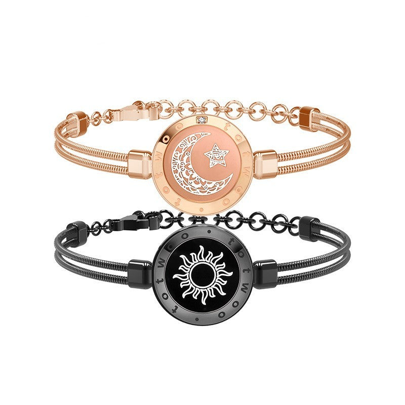 Sun and moon bracelet for couples store